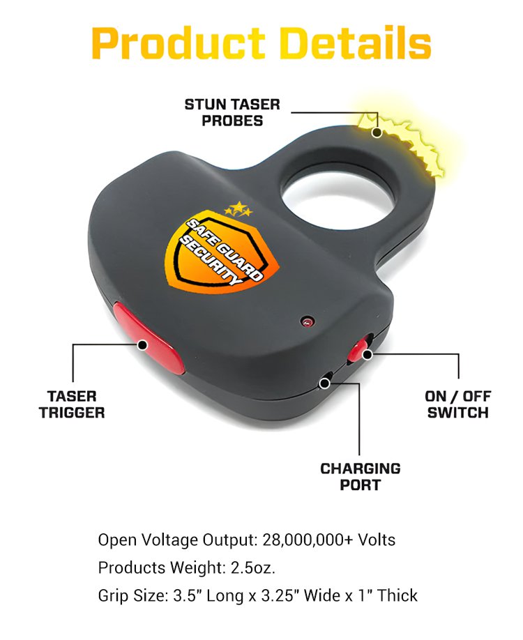 Finger key chain stun gun-Online shopping MALL